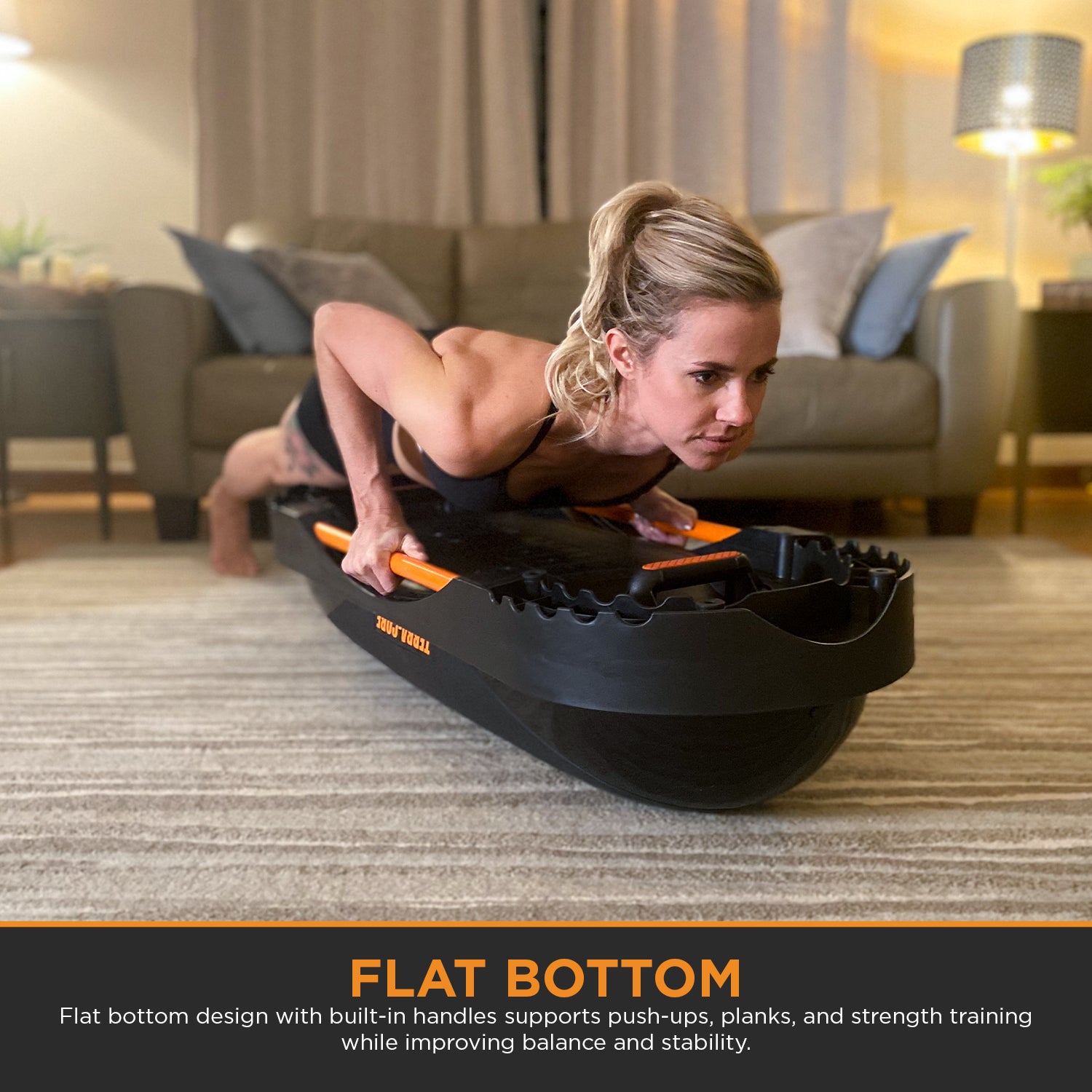 Terra-Core Balance Trainer | Air-Filled Aerobic Step | Multi-Use Core ...